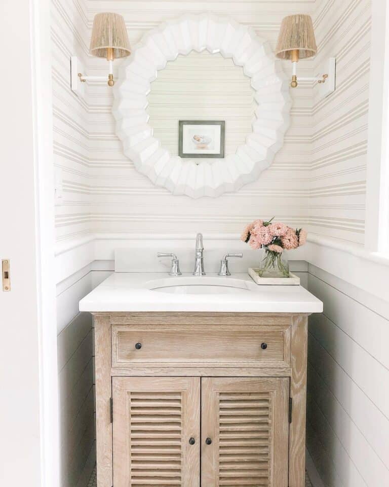 41 Farmhouse Vanity Designs to Elevate your Bathroom Experience