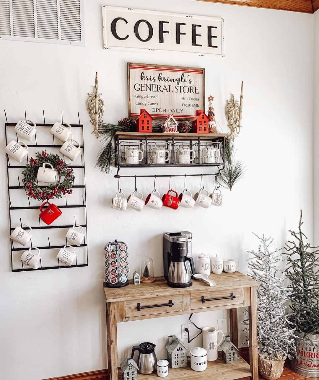 36 Farmhouse Coffee Bar Ideas for an Every Day Mood-Boosting Brew
