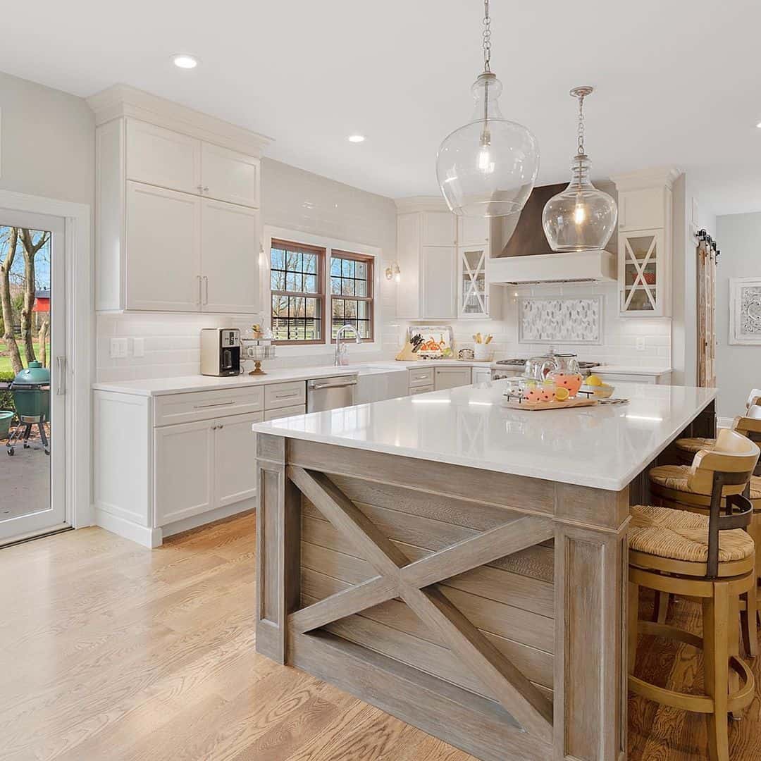 45 Farmhouse Kitchen Island Ideas to Update the Heart of Your Home