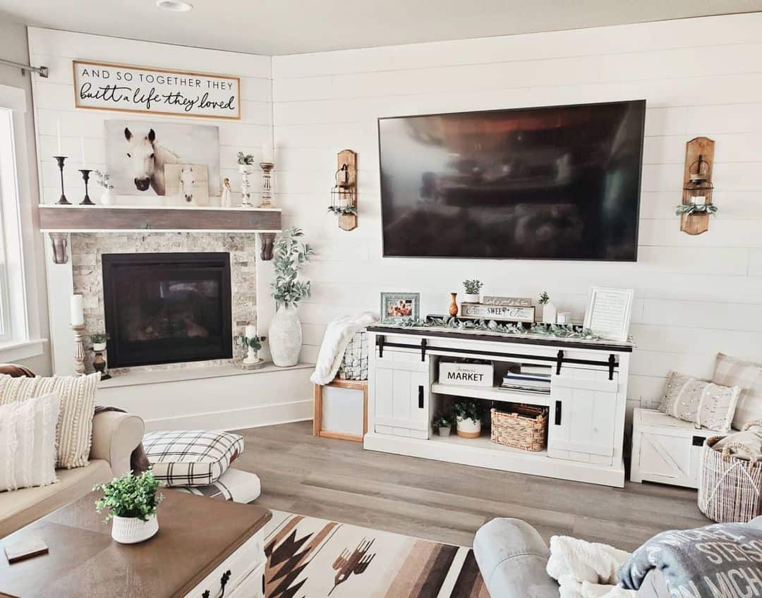 27 TV Stand Décor Ideas to Make Watching TV More Enjoyable