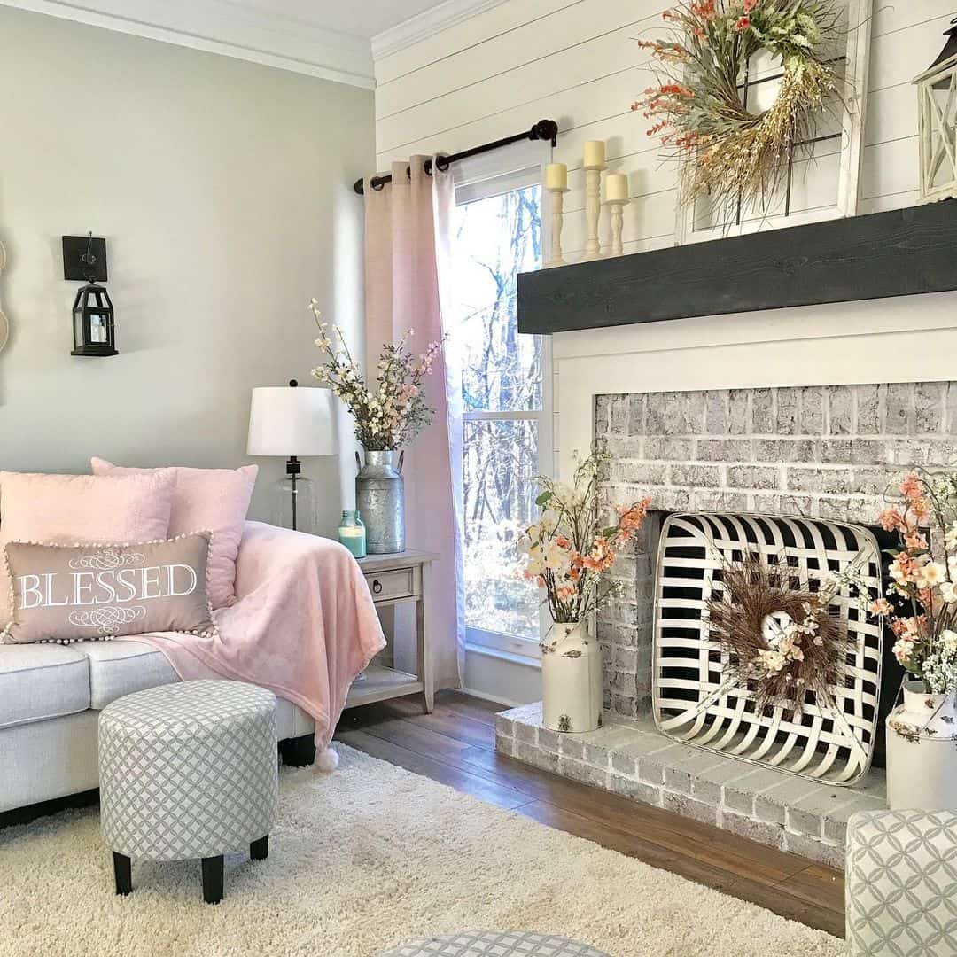 15 Gray Whitewash Brick Fireplace Ideas to Inspire Tranquility