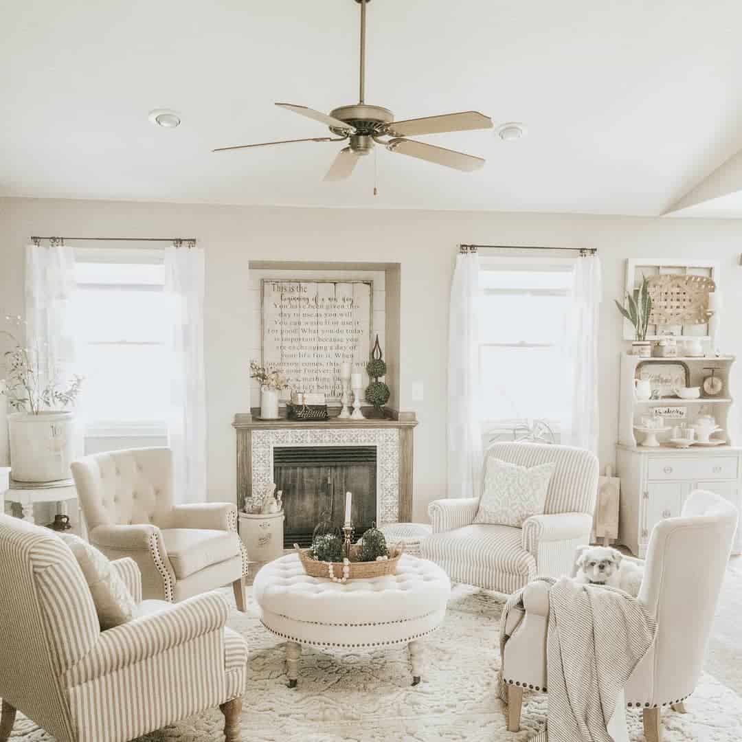 26 Idyllic Living Room Ceiling Fan Ideas for Every Style