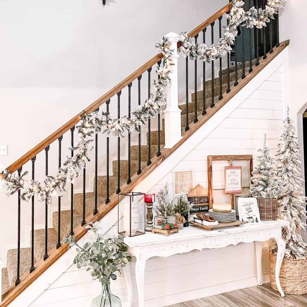 18 Under Stairs Console Table Ideas to Beautify this Tricky Space