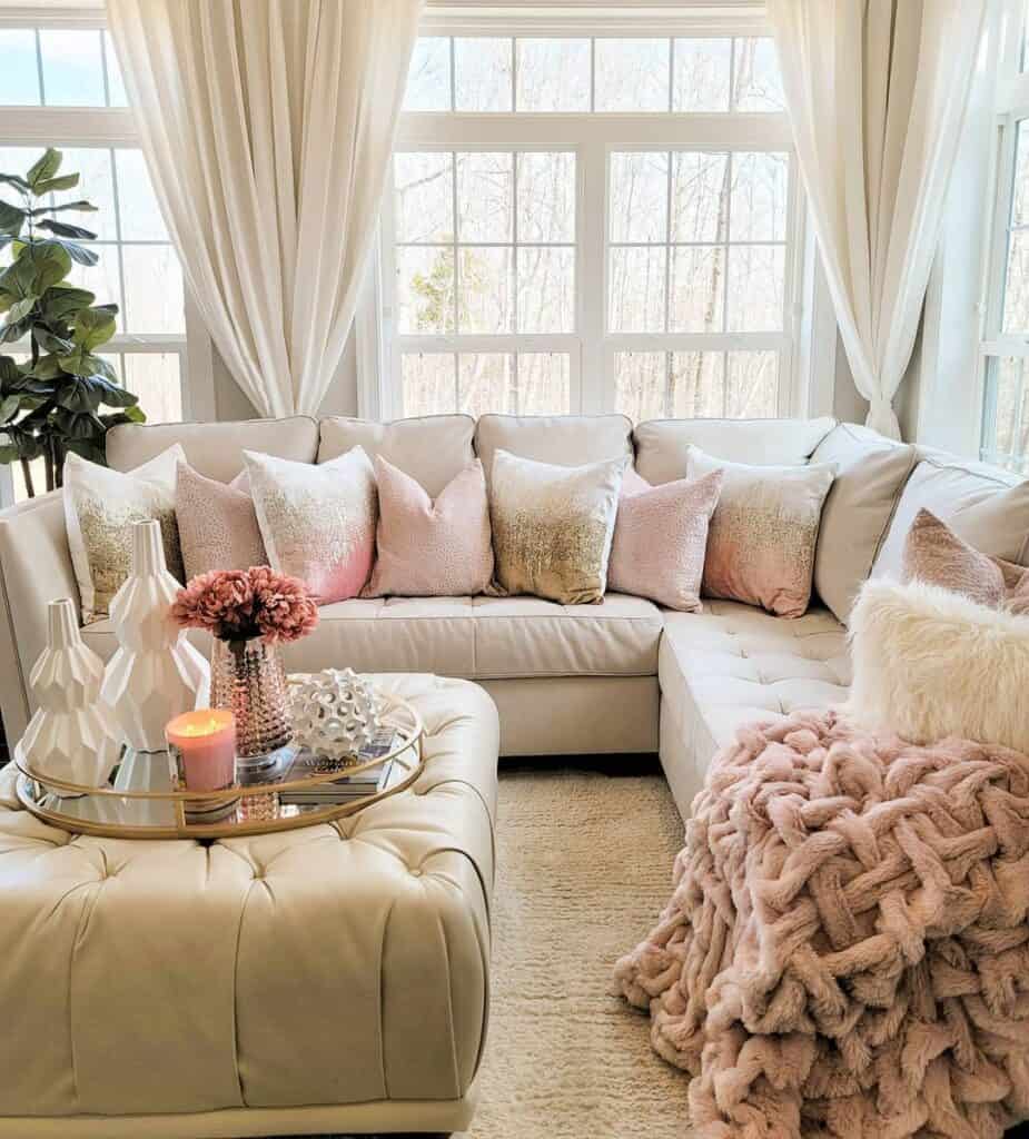 34 Effortless Ways to Decorate Around a Beige Couch