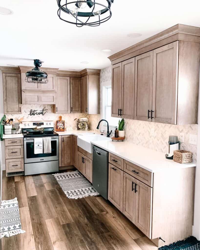 15 Stained Wood Kitchen Cabinets To Warm the Heart of Your Home