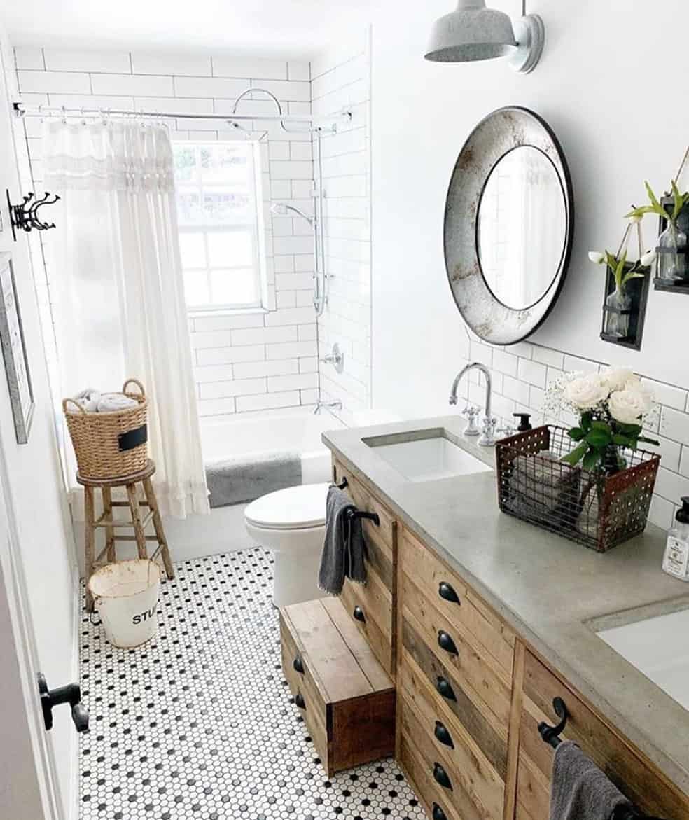 33 Farmhouse Shower Ideas for a Spa-Like Retreat