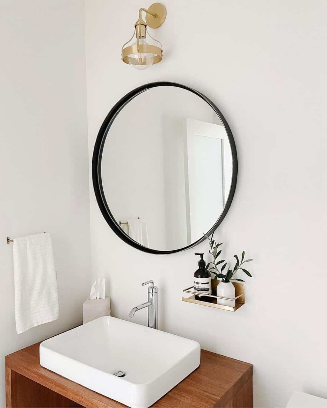 27 Beautiful Black Bathroom Mirrors That Reflect Your Style