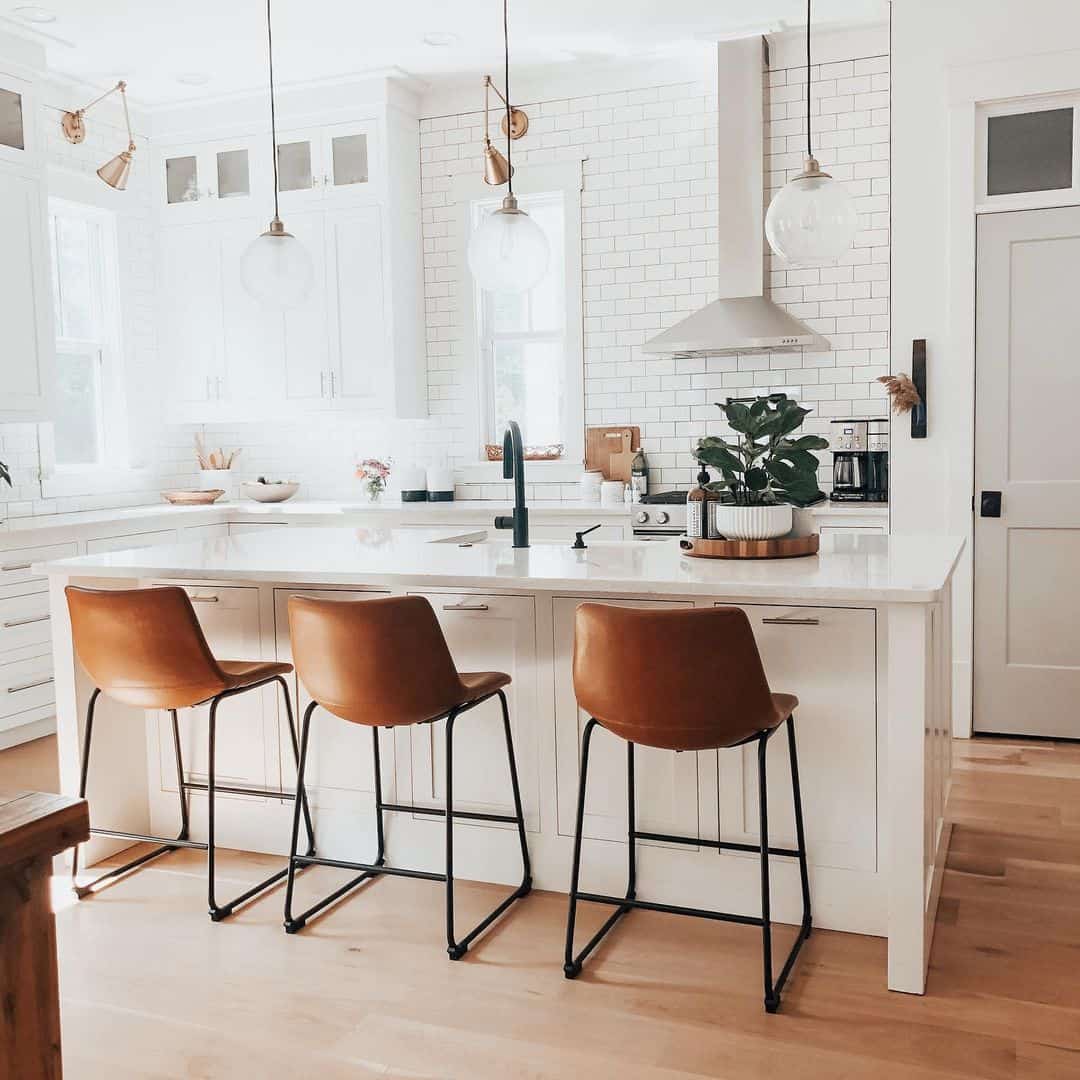 27 White Tile Backsplash Kitchen Ideas for Subtle Character
