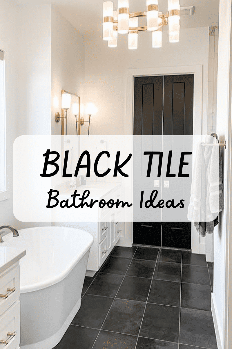 Black Bathroom Tile Ideas