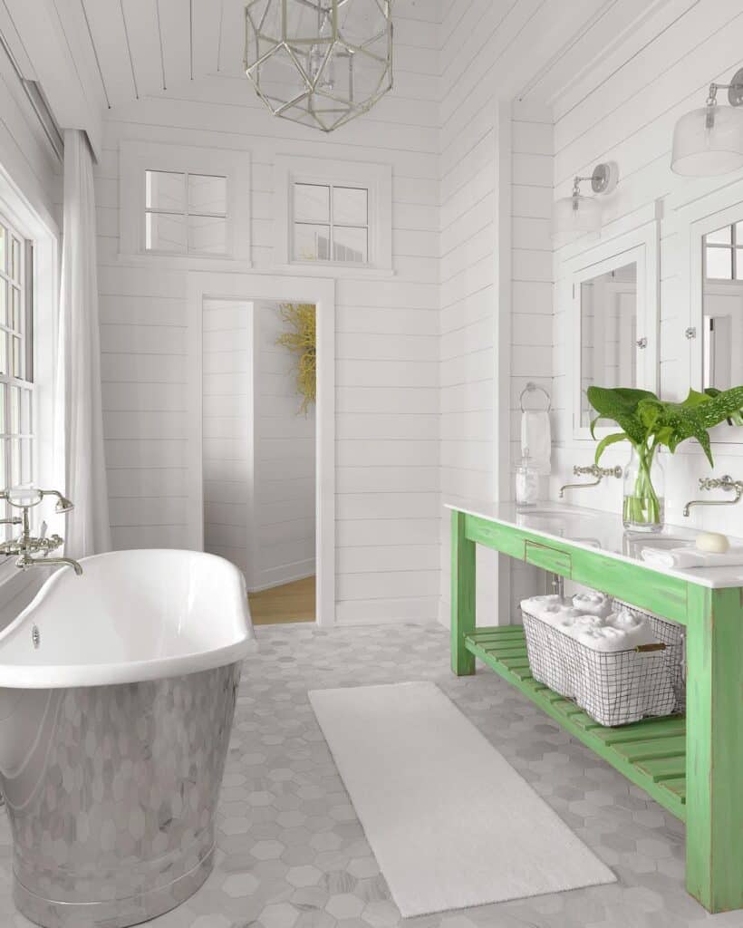 22 Gray Bathroom Floor Tile Ideas That Make a Statement