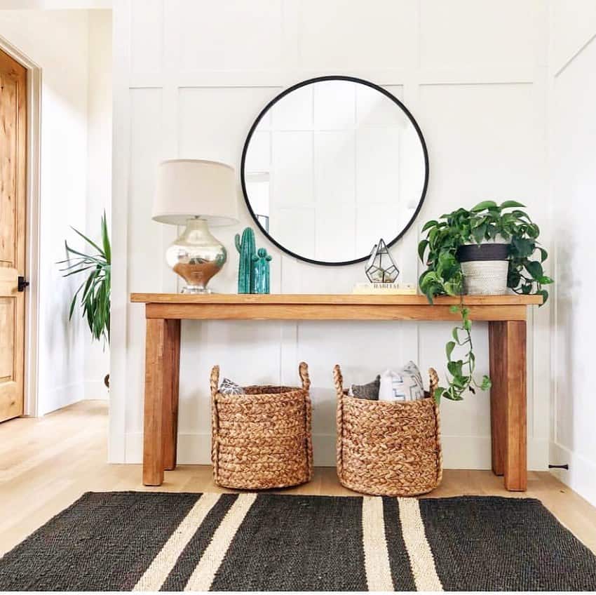 Board and Batten Entryway with Console Table - Soul & Lane