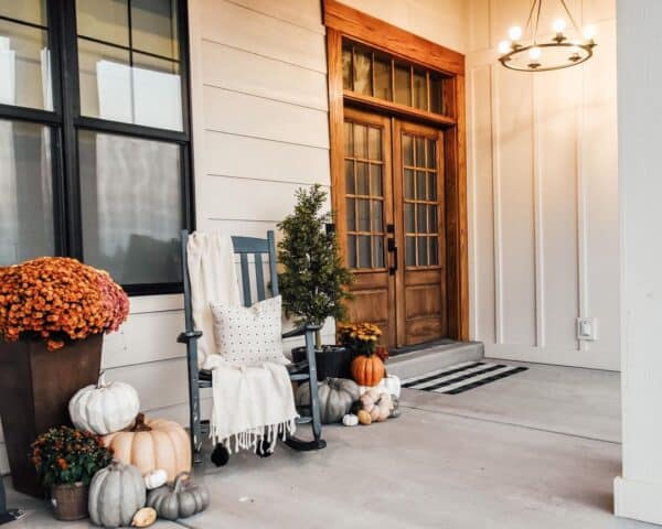 26 Farmhouse Double Front Doors to Add a Country Charm
