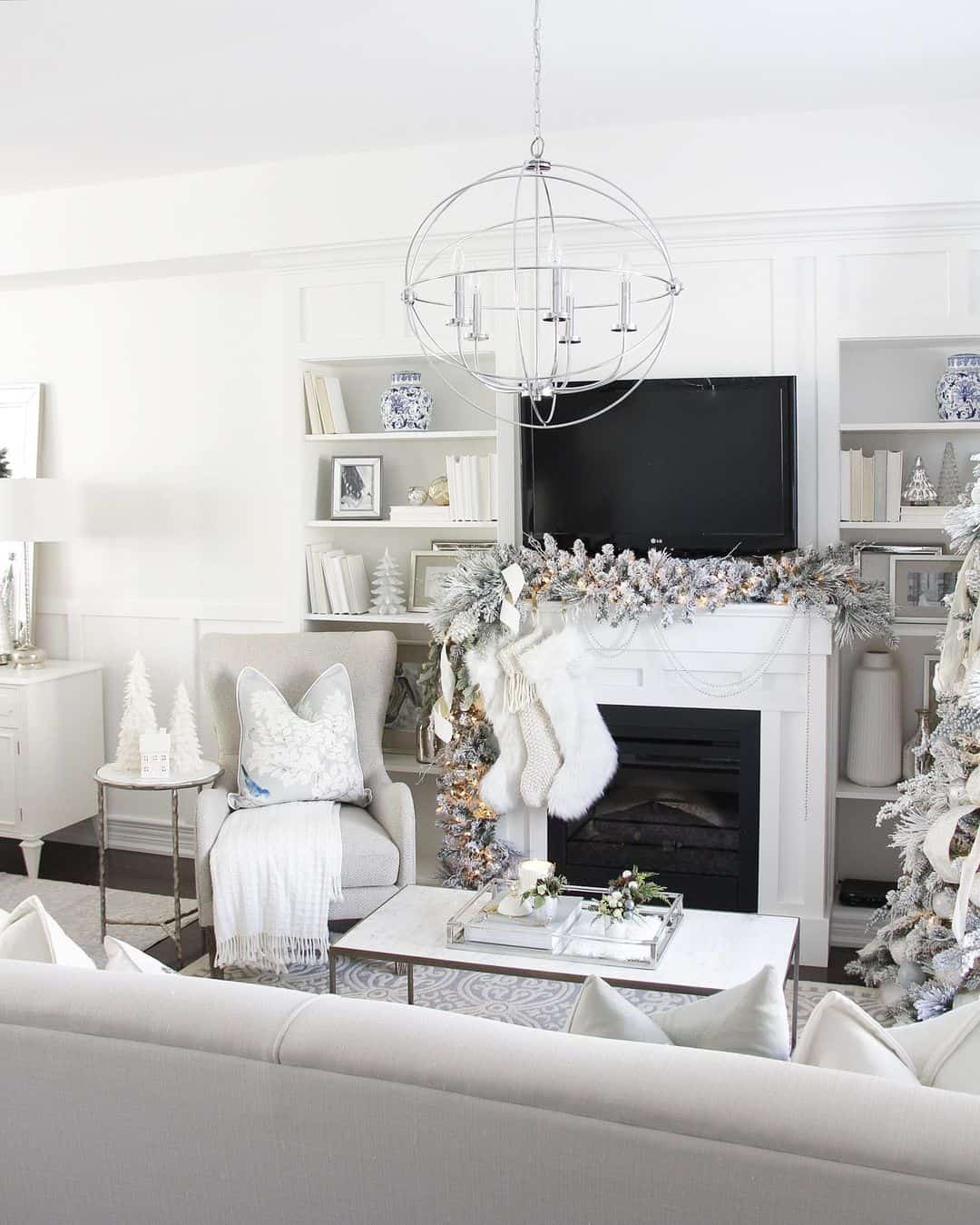 Seating Beside Fireplace in Living Room - Soul & Lane