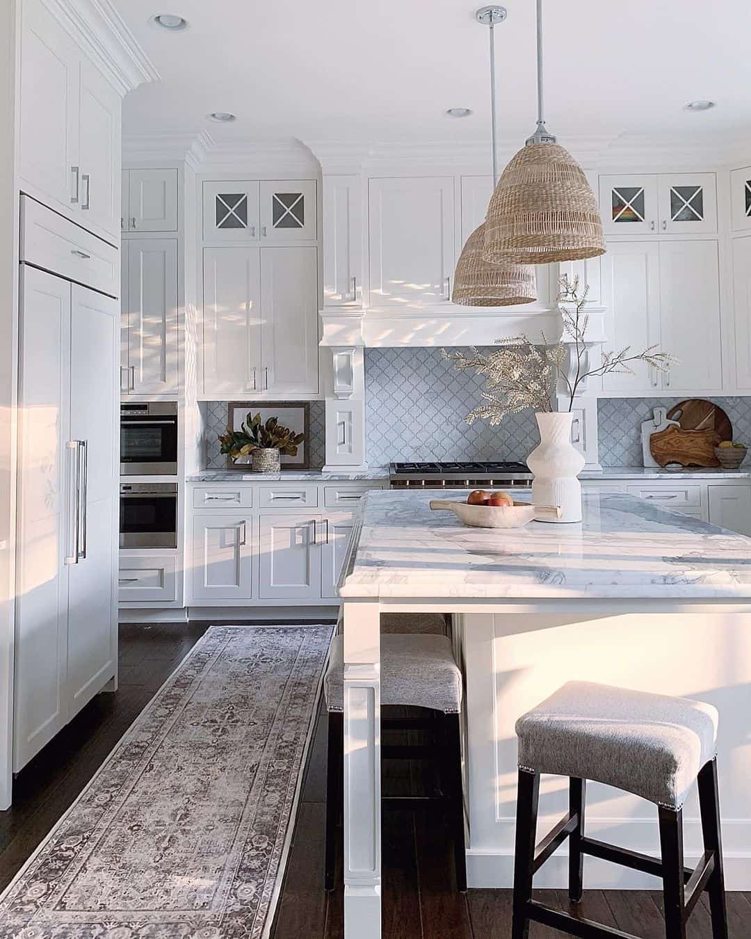 34 Sensational Kitchen Runner Rugs for a Dramatic Statement