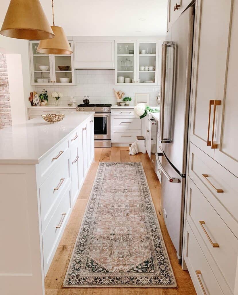 34 Sensational Kitchen Runner Rugs for a Dramatic Statement
