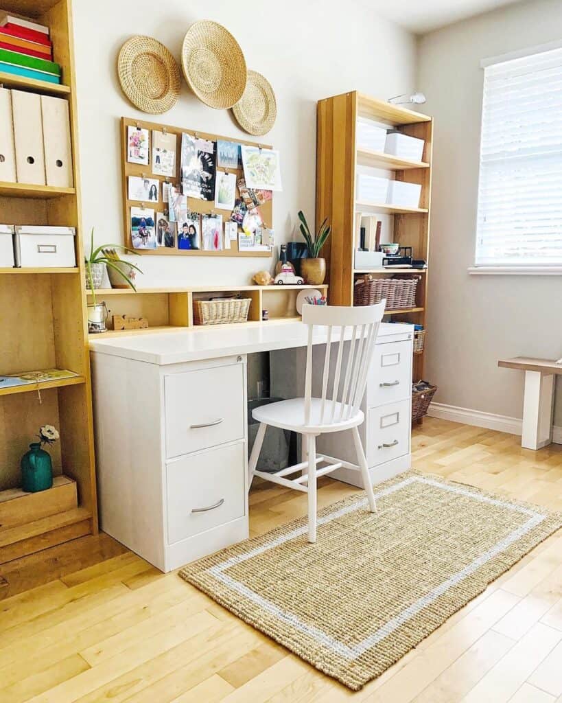 35 Sensational White Desk With Drawers for Your Home Office