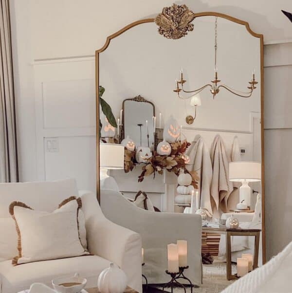 16 Alluring Filigree Floor Mirror Ideas to Brighten a Home