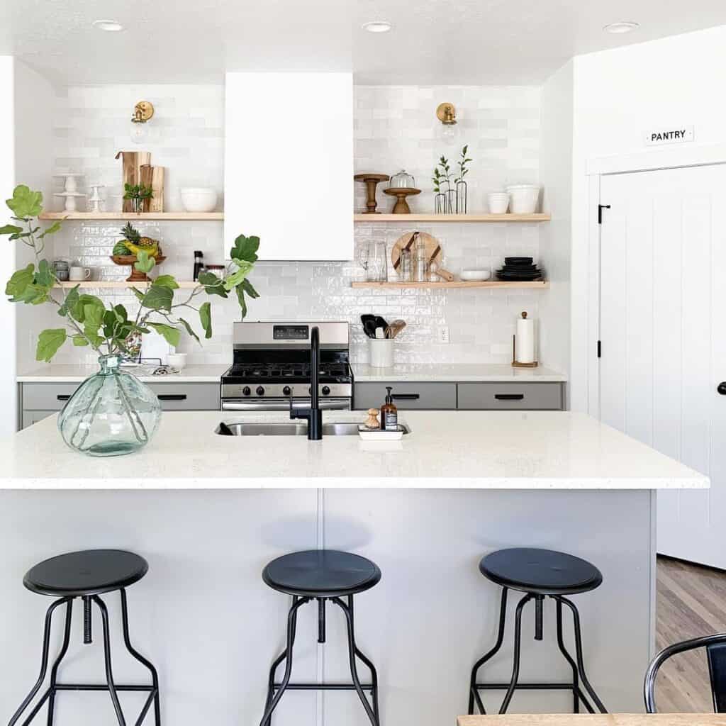 Glazed Subway Tile Backsplash - Soul & Lane Glazed Subway Tile Backsplash - Soul & Lane