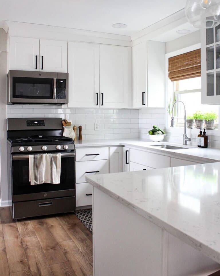Gooseneck Sink in a U Shaped Kitchen - Soul & Lane