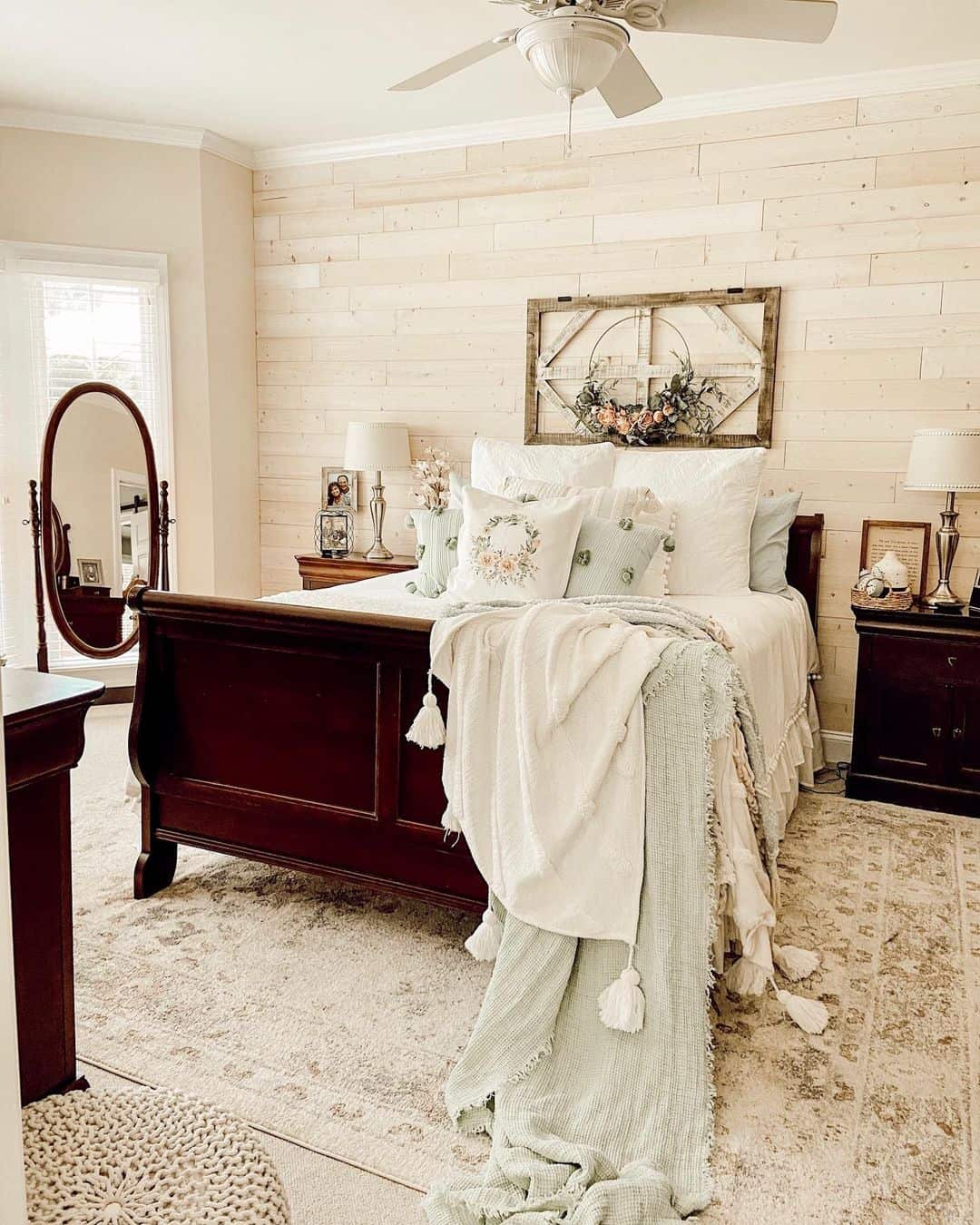 Light Wood Farmhouse Shiplap Wall - Soul & Lane