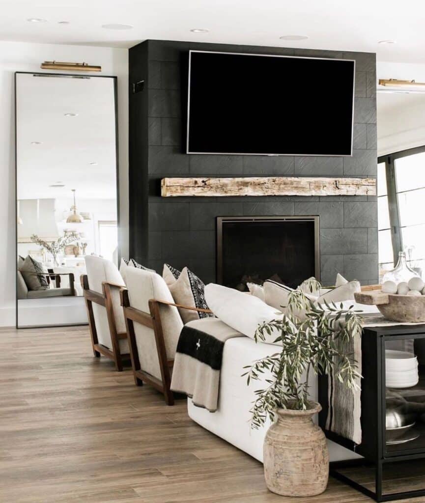 30 Black Fireplace Ideas & Designs to Inspire