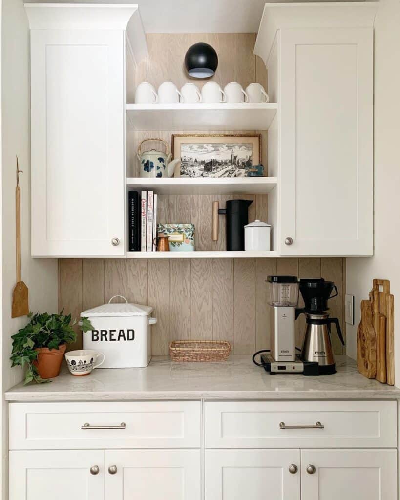Neutral Kitchen with White Shaker Cabinets - Soul & Lane