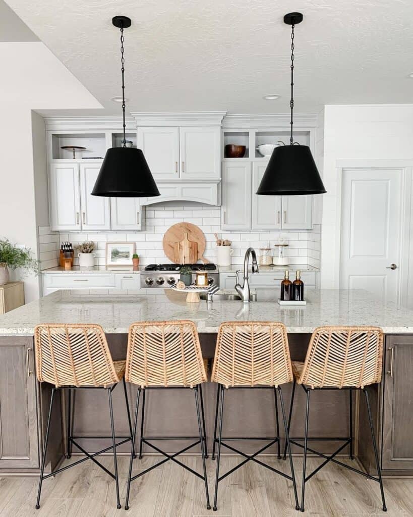 Subway Tile Backsplash and Shaker Cabinets - Soul & Lane