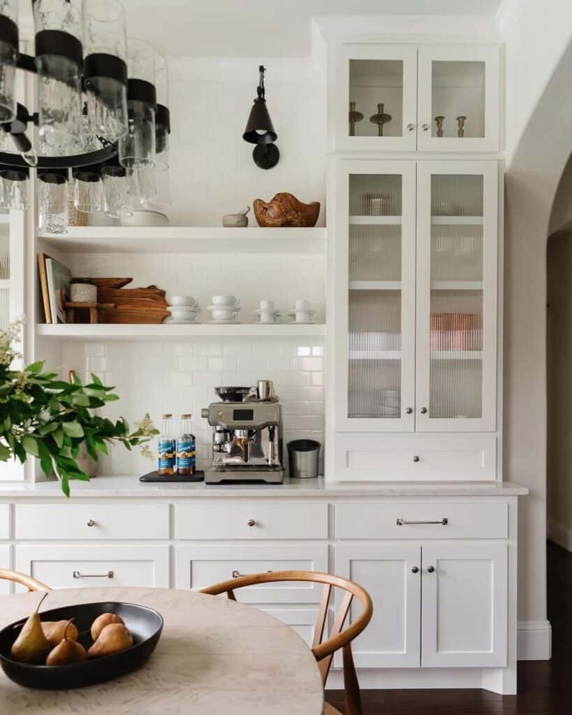 White Kitchen Nook with Coffee Station - Soul & Lane