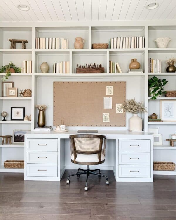 35 Sensational White Desk With Drawers for Your Home Office