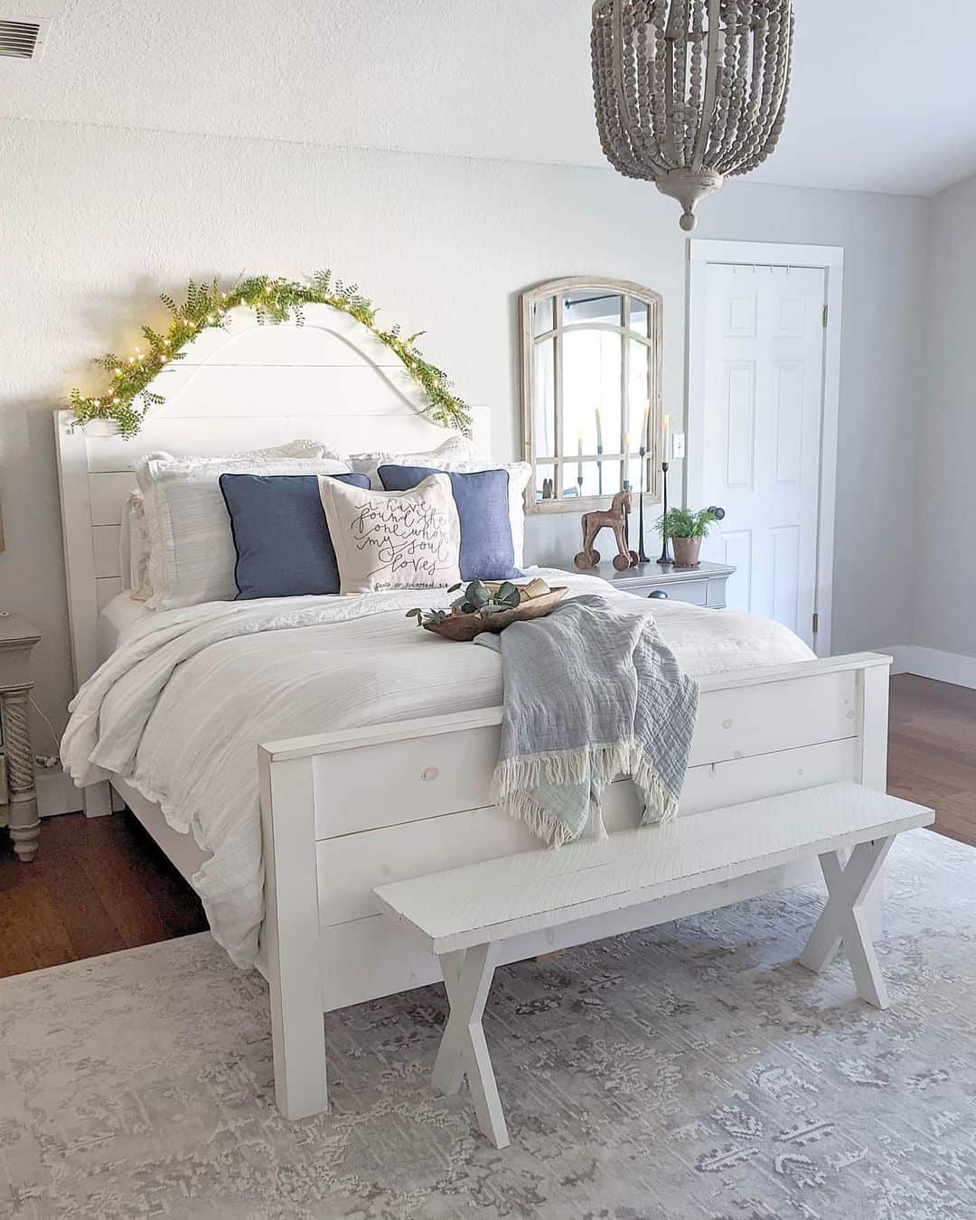 White Shiplap Headboard and Footboard - Soul & Lane