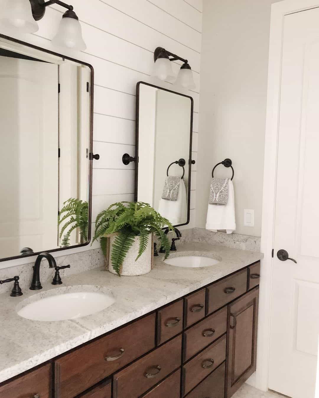 30 Wood Double Vanity Ideas for a Pretty and Purposeful Bathroom