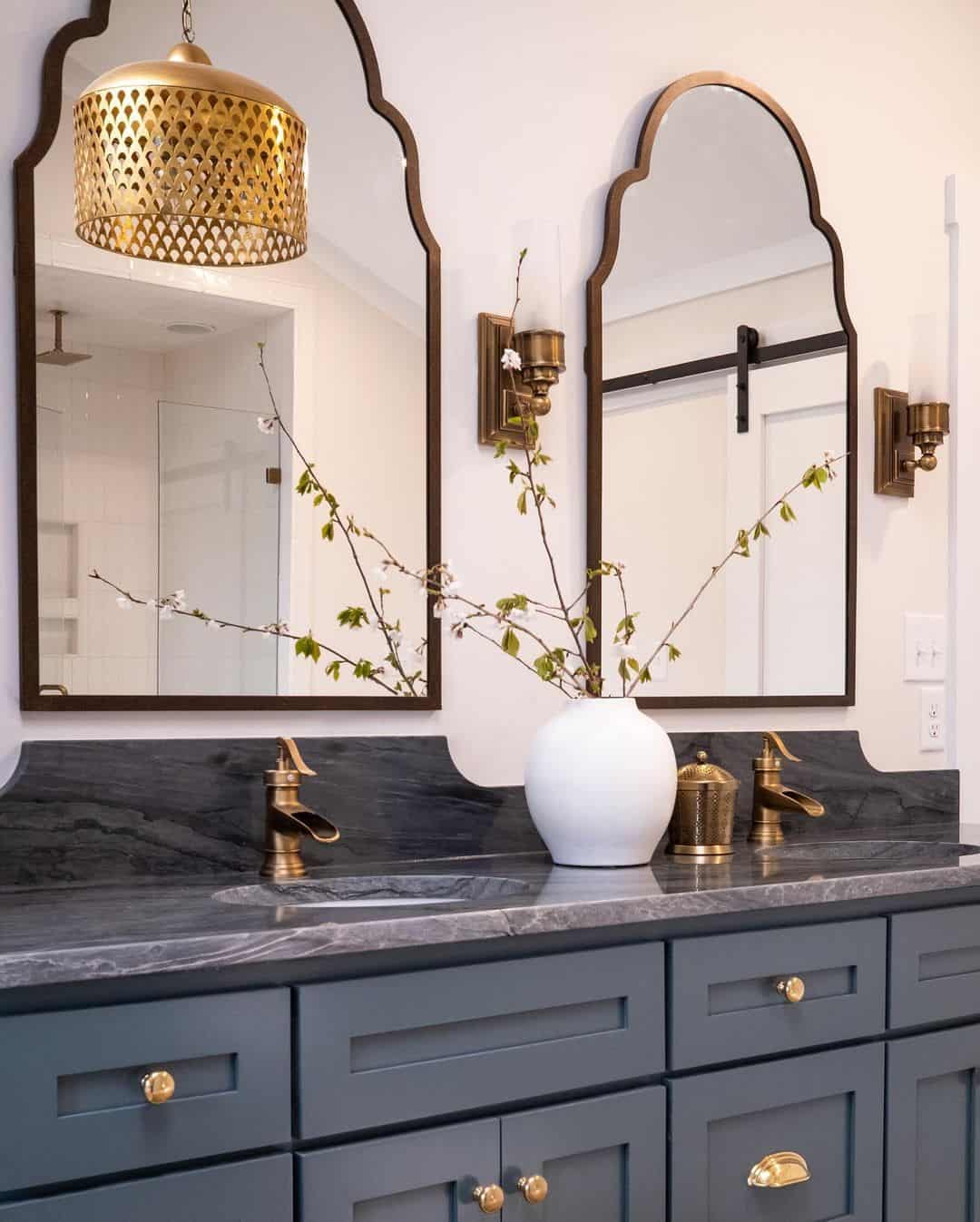 28 Brass Bathroom Sconce Ideas for a Stylish and Timeless Look