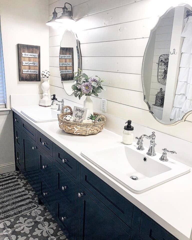 Classic Farmhouse Shiplap Bathroom - Soul & Lane