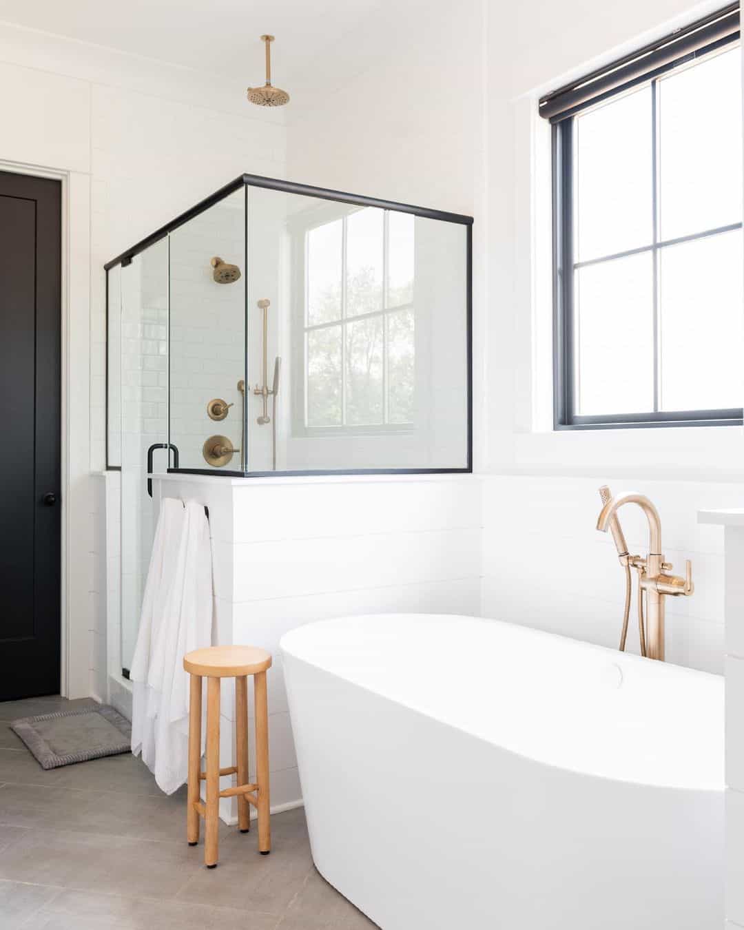 34 Luxurious Corner Shower Ideas to Install in Your Bathroom