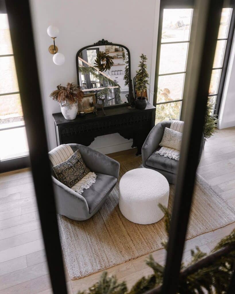 52 Round Pouf Ottoman Ideas to Add Extra Glam