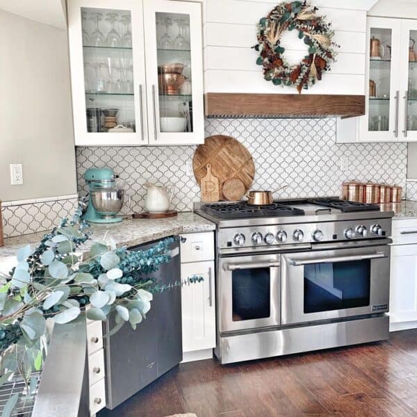 Fall Touches in Rustic Kitchen - Soul & Lane