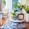 Gorgeous Blue Kitchen Accessories and Yellow Lemons - Soul & Lane