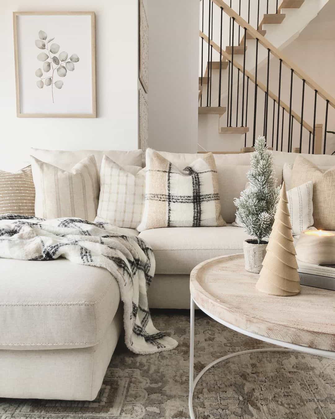 Modern, Well-Lit Living Room with Beige Couch - Soul & Lane