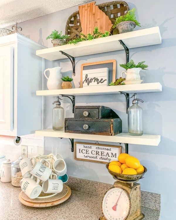 Rustic Kitchen Shelving Ideas - Soul & Lane