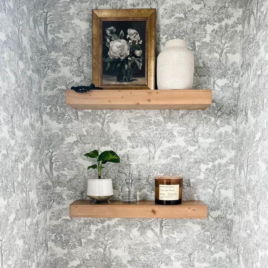 17 Examples of Wallpaper With Trees, Foliage, or Flowers