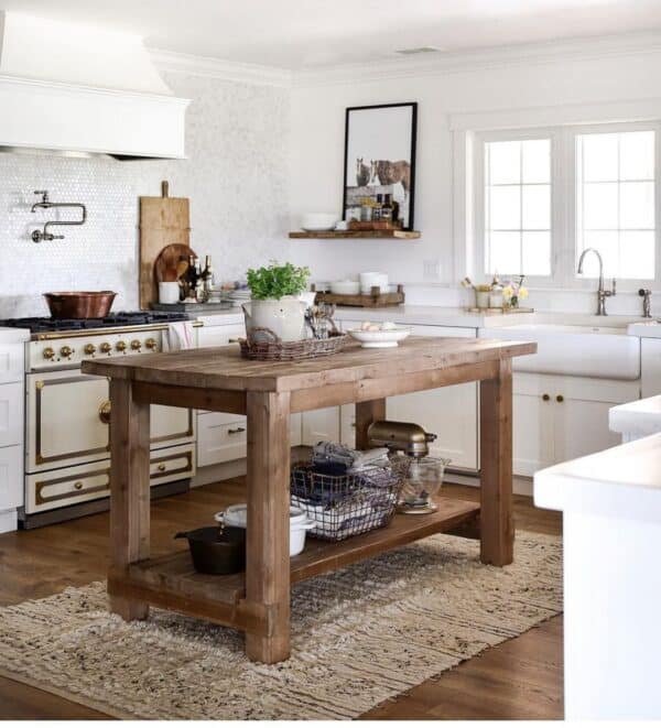 20 Rustic Kitchen Island Ideas for a Timeless Farmhouse Look