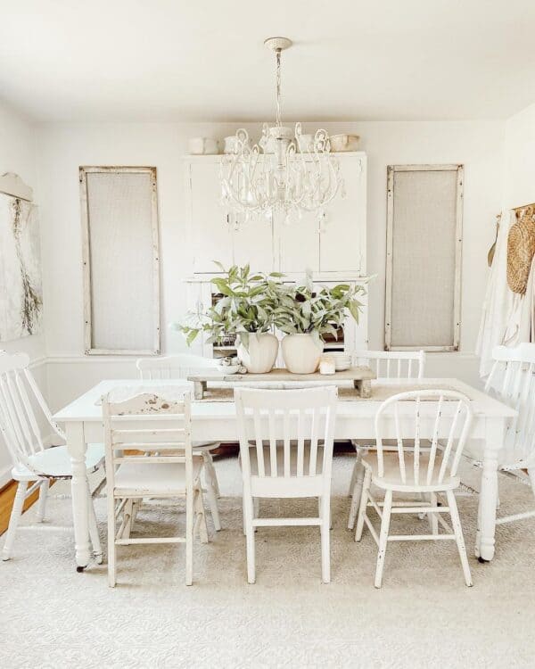 28 White Farmhouse Table Ideas That Will Amaze You