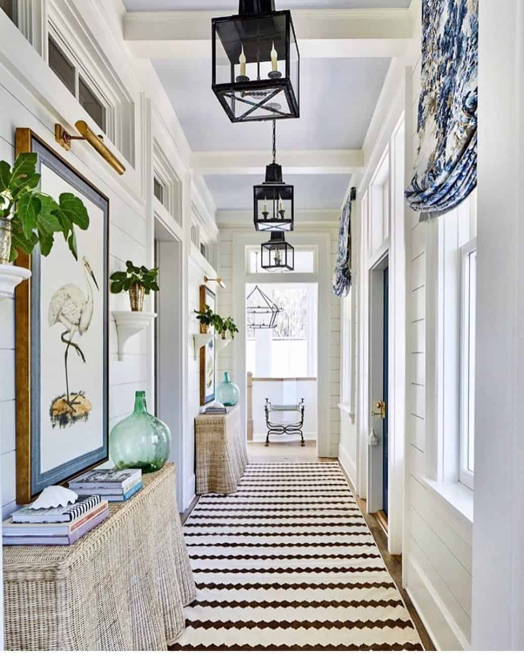 Coastal Farmhouse Hallway - Soul & Lane