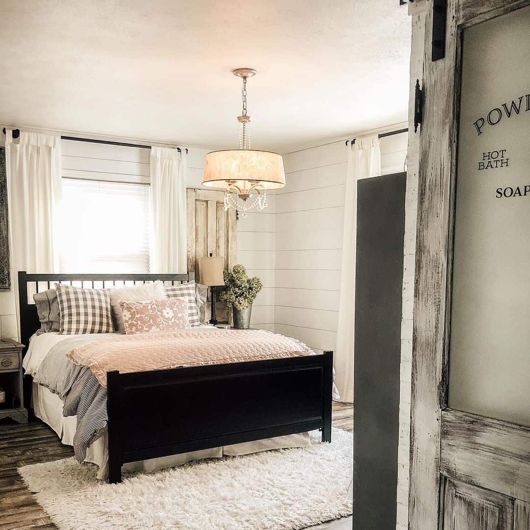 Cozy Space with Distressed Wood Door - Soul & Lane