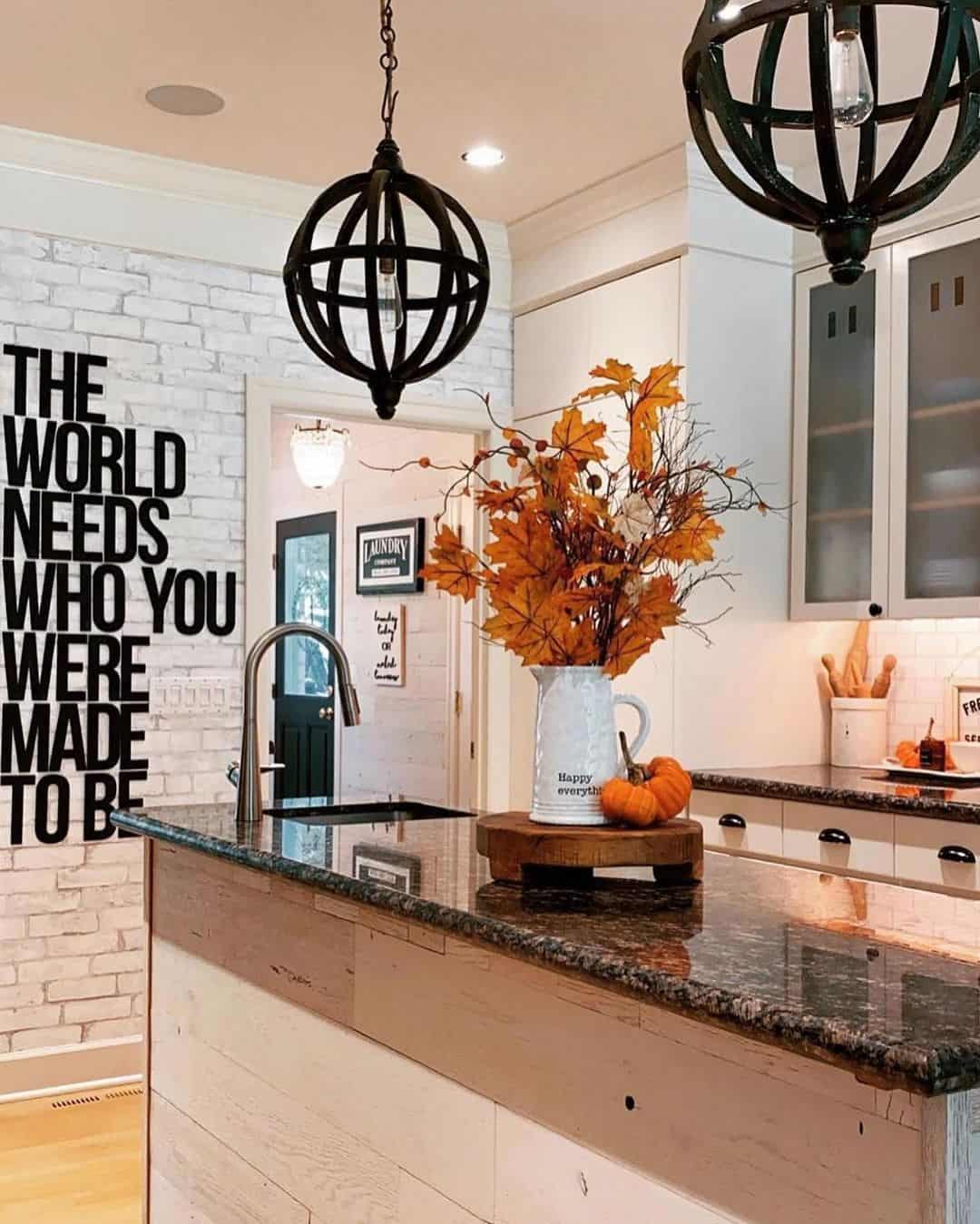 Farmhouse Wall Ideas with Black Lettering - Soul & Lane