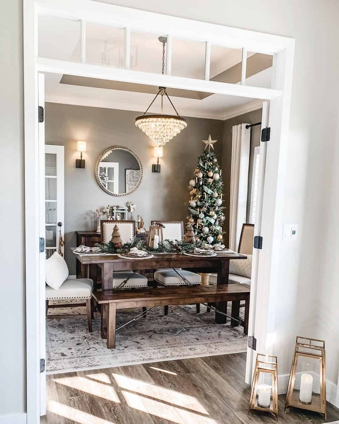 35 Christmas Dining Table Decor Ideas for Festive Cheer at Home