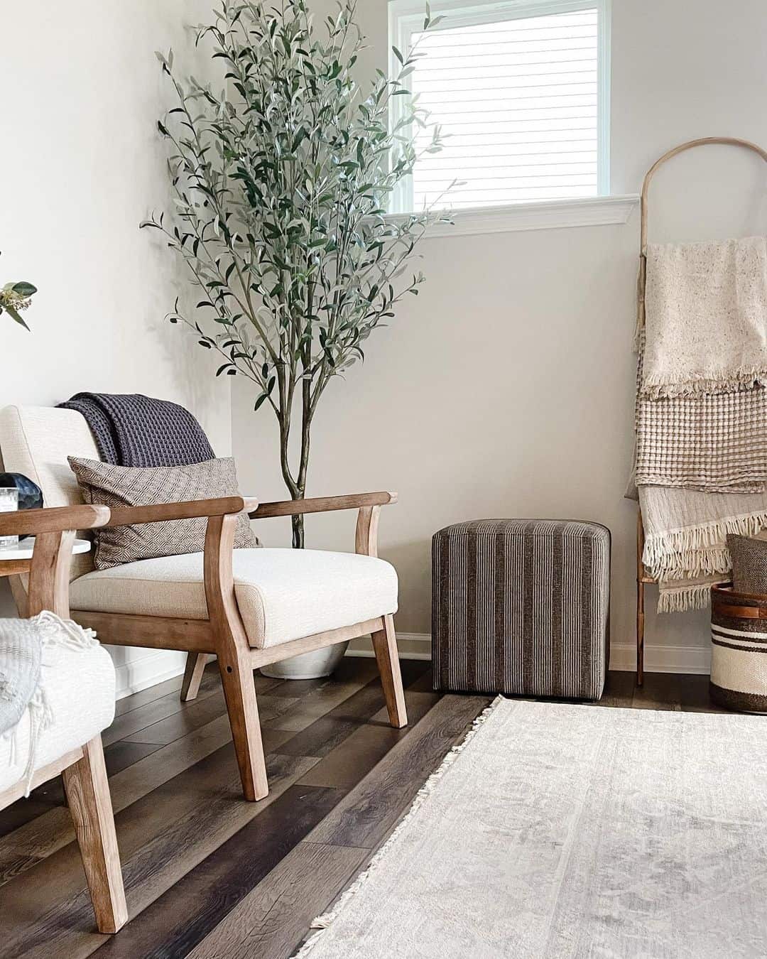 29 Black and White Pouf Ottomans to Rest Your Feet On