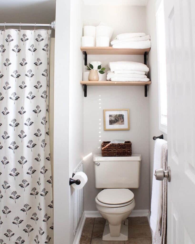24 Bathroom Towel Shelf Ideas for Extra Storage