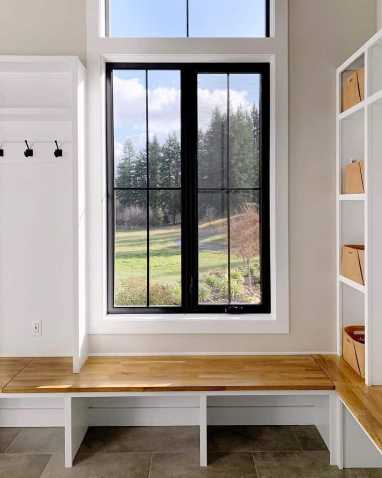 Mudroom Bench with Coat Rack and Cubbies - Soul & Lane