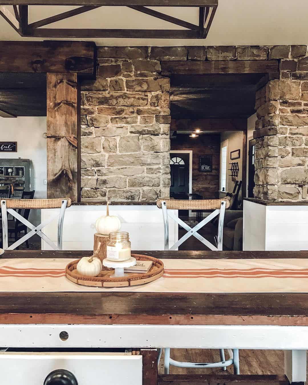 Rustic Autumn Farmhouse Kitchen Table - Soul & Lane